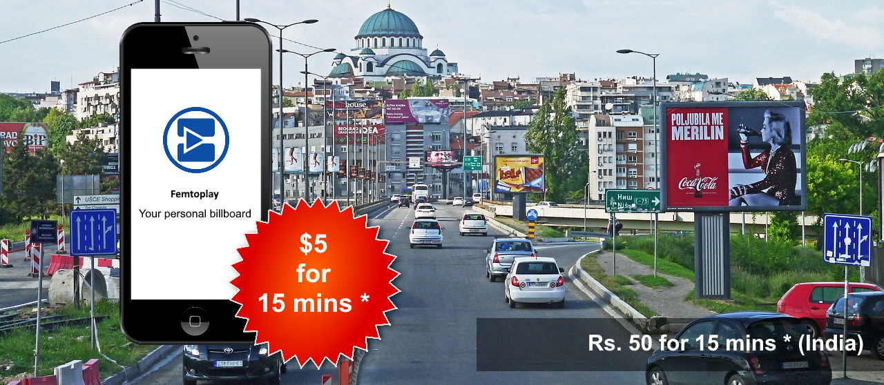 Femtoplay Digital billboard advertising